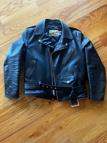 Schott 613 One Star size 38 perfecto leather jacket 118 618 READ ...