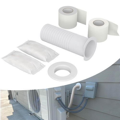 Flamorrow Mini Split Cover Wall Sleeve for Air Conditioning Line Set ...