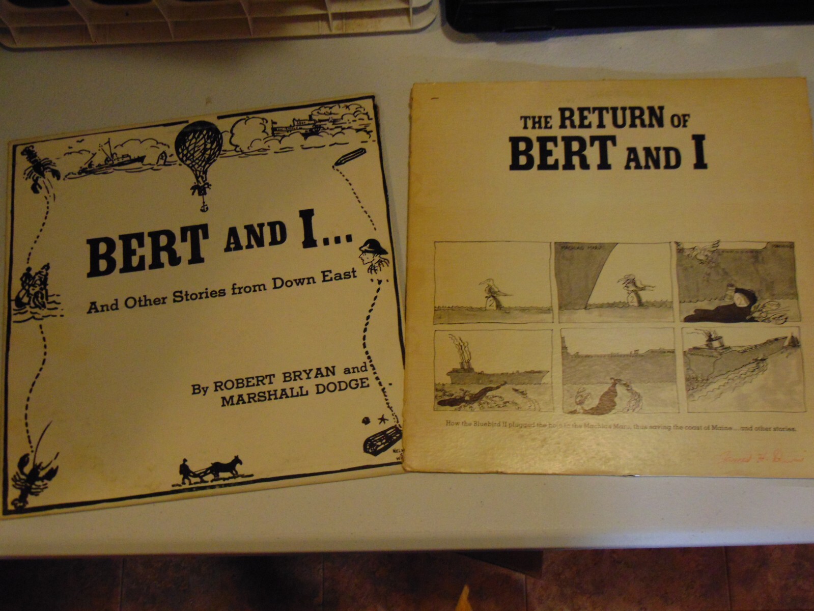 BERT AND I & RETURN OF BERT AND I LP PAIR LP RECORDROBERT BRYAN ...