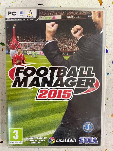 Football Manager 2015 Sega Games For Windows - Mac - Linux PC DVD ROM ...
