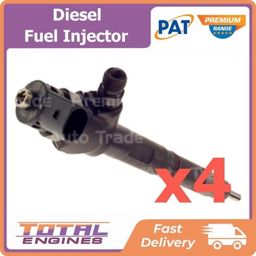 4x PAT Premium Diesel Fuel Injector fits Volkswagen CC 3C 2.0L 4Cyl ...