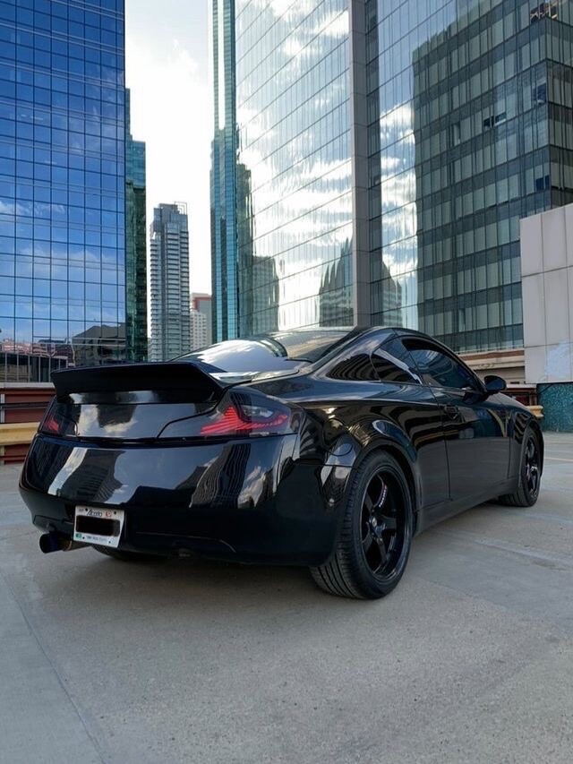 Ducktail duckbill wing spoiler for Infiniti G35 Coupe / Nissan Skyline ...