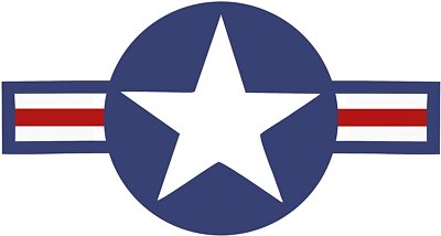 Roundel Star Sticker US Air Force USAF Insignia Car Decal 6" X 3.5" | eBay