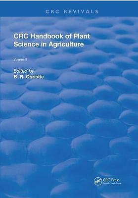 CRC Handbook of Plant Science in Agriculture by A. A. Hanson (Paperback ...