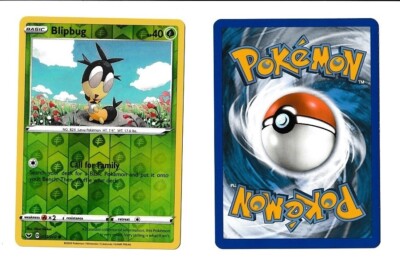 2020 -BLIPBUG (REV HOLO) Pokémon Game/Trading Card 17/202 - BASIC ...