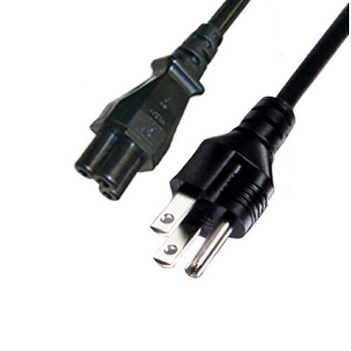 6 Ft US Standard 3-Prong Power Cable Cord for Laptop Notebook AC Power ...