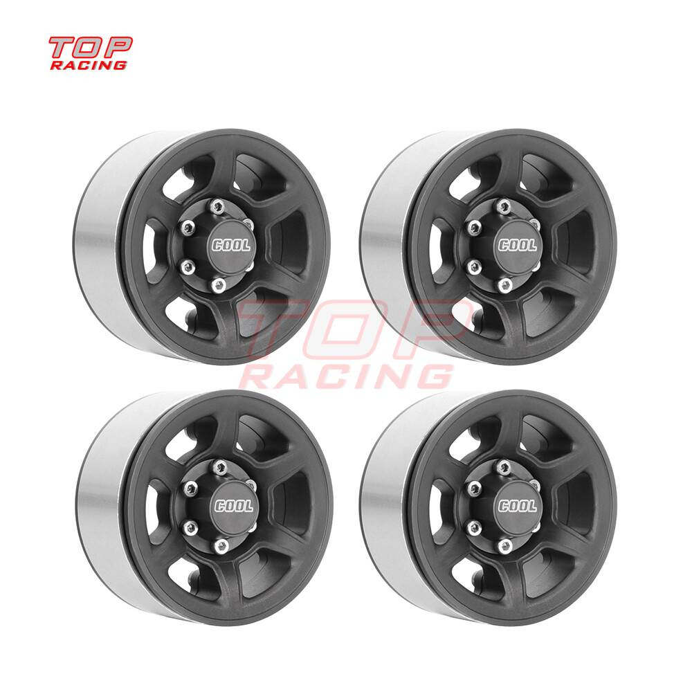 4PCS Classic 1.55'' Aluminum Beadlock Wheels For RC CC02 JIMNY 1/18 ...