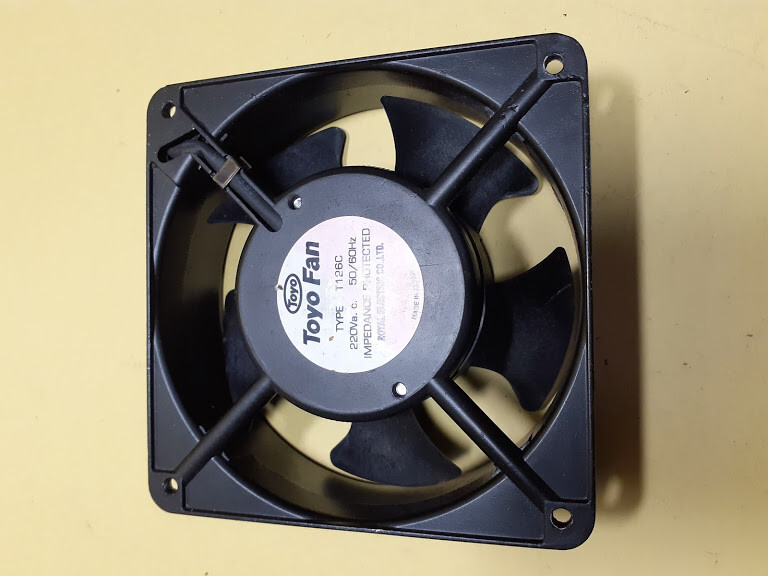 Toyo T126C 220V 12cm AC Cooling Fan - Black for sale online | eBay