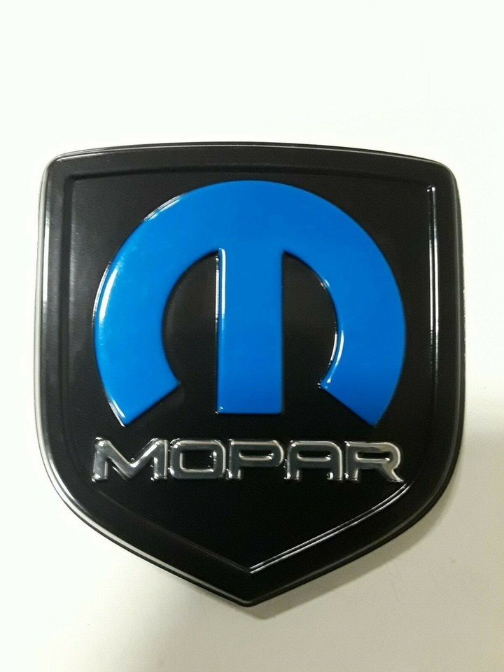 Challenger Charger MOPART Emblem Nameplate Badge Decal Chrome Black ...