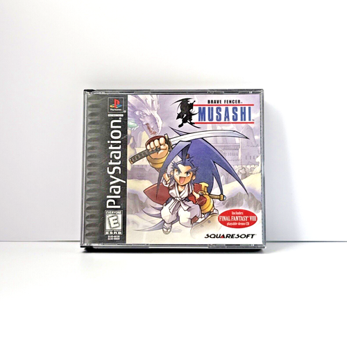 Brave Fencer Musashi Sony PlayStation 1 PS1 With FF VIII Demo Disc No ...