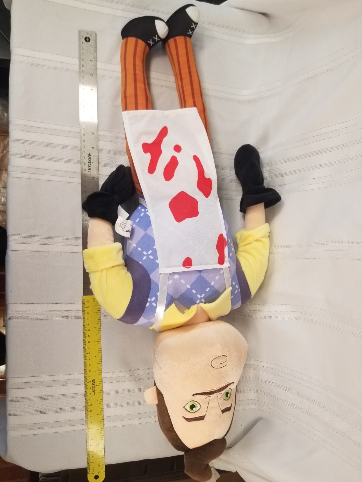 Hello Neighbor Mr. Peterson Theodore Plush apron Stuffed fiesta 30 inch ...