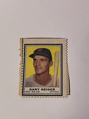 1962 Topps Stamps Gary Geiger **027538 | eBay