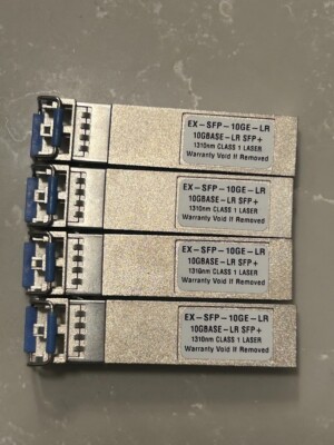 Lot of 4 Genuine Juniper Networks 740-021309 Rev 01 10GBASE-LR 10km ...