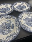Set Of 4 Johnson Brothers Coaching Scenes Dessert/Bread Plates Made In ...