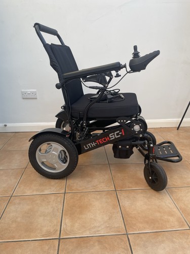 Lith-Tech SC-1 Electric Folding Wheelchair | eBay UK