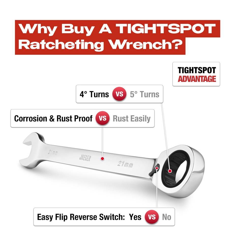 16pc MM/Metric Reversible Ratcheting Combination Wrench Set With Lock ...
