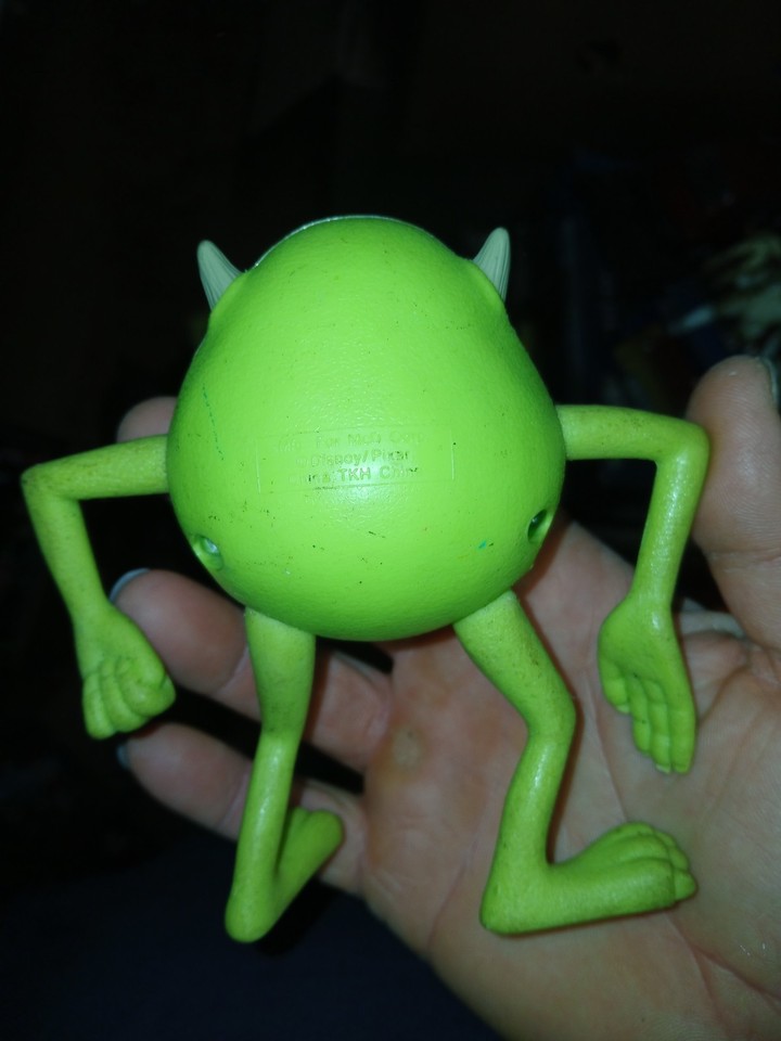 Pixar Monsters, Inc. MIKE WAZOWSKI 5" Mcdonald's Happy Meal Toy Disney ...