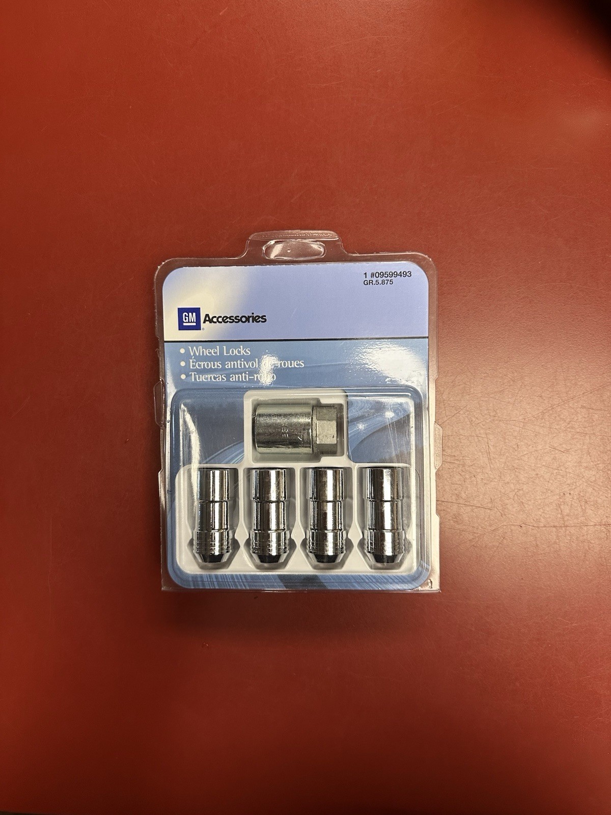 09599493 OEM GM 2019-2022 Chevy Cadillac Wheel Lock Kit 4 pcs with Key ...