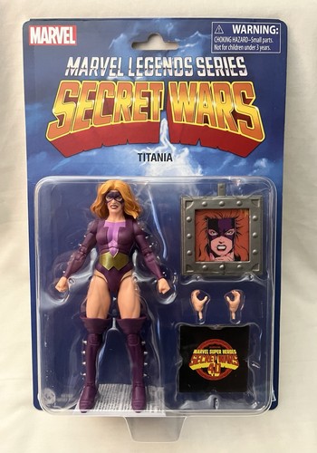 Marvel Legends Titania Secret Wars Retro Cardback 6-Inch Figure Hasbro ...