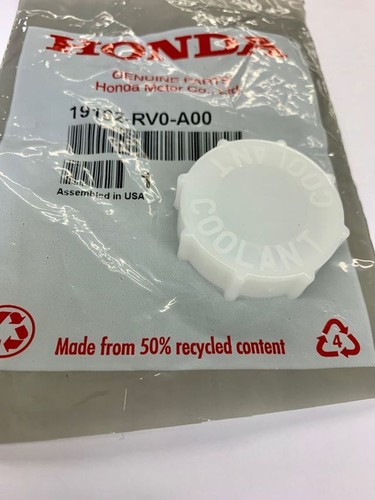 Genuine Honda Radiator Reserve Tank Cap 19102-RV0-A00 | eBay