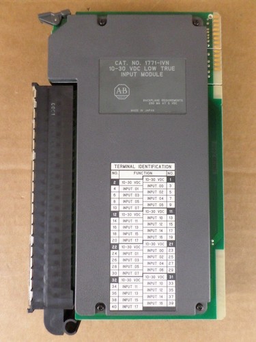 Allen-Bradley 1771-IVN 10-30 VDC Low True Input Module | eBay