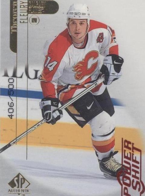 1998-99 SP Authentic - Theoren Fleury #12 Power Shift /500 for sale ...