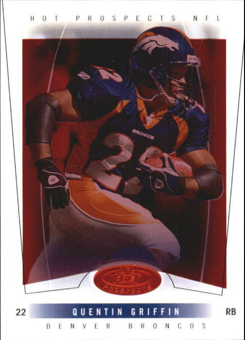 2004 Fleer Hot Prospects - Red Hot #12 Quentin Griffin /50 for sale ...