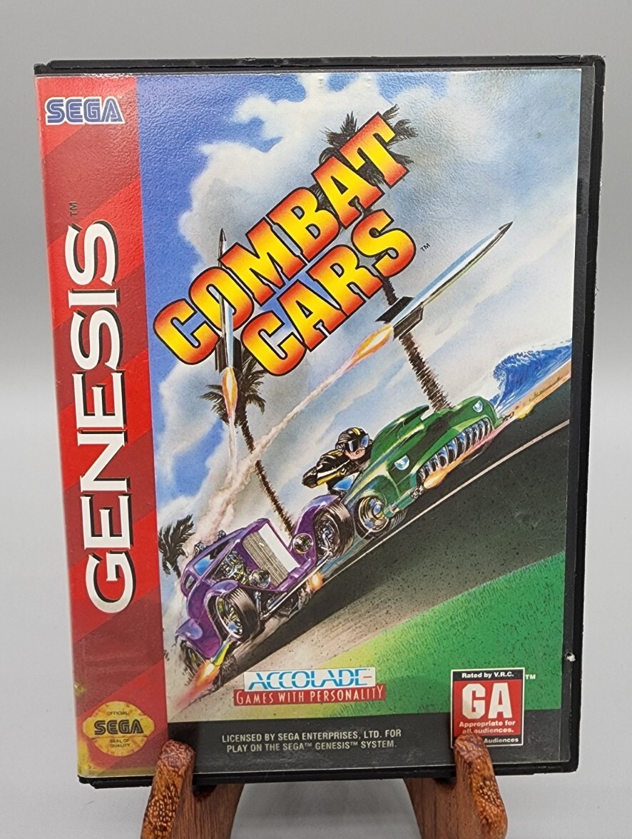 Combat Cars (Sega Genesis 1994) with Box and Manual - Tested Working ...