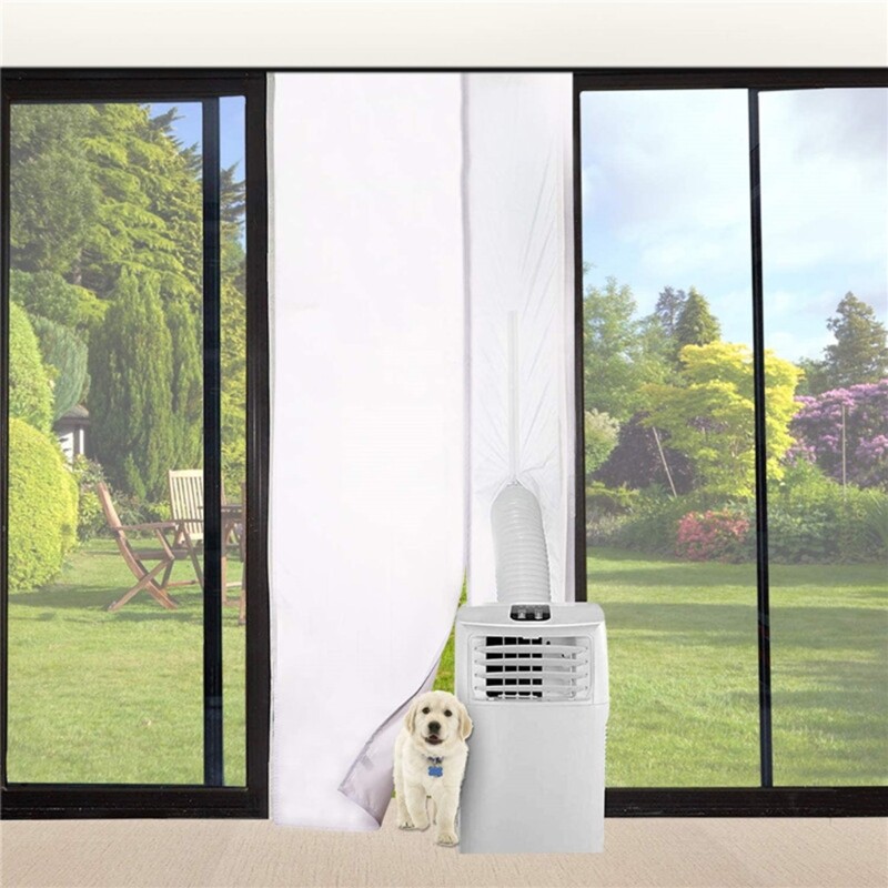 Air Exchange Guards Sliding Door Air Conditioner Sealing Cloth Snap ...
