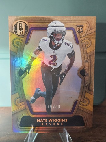 2024 Panini Gold Standard - Nate Wiggins Ravens 15/40 Rookie Card | eBay
