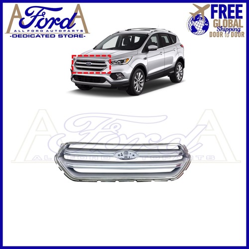 FORD ESCAPE 2017-2019 FRONT BUMPER UPPER GRILLE CHROME GV44-8200 _ GJ5Z ...