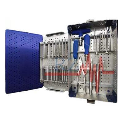 BROKEN SCREW REMOVAL SET SCREW EXTRACTION (48 PIECES) ORTHOPEDIC SPINE ...