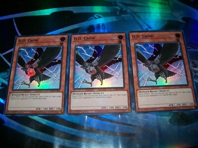 3x D.D. Crow 1st Edition Super Rare RA02-EN002 Yu-Gi-Oh! | eBay