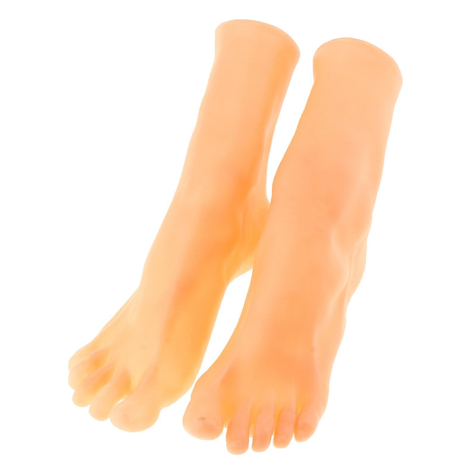 1 Pair Female Feet Mannequin Dummy Mould Foot Sandal Socks Display ...