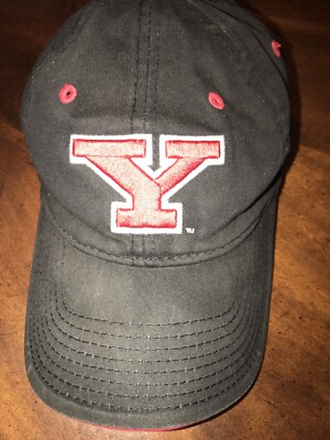 YOUNGSTOWN STATE PENGUINS YSU Baseball Hat By The GAME Black VINTAGE | eBay