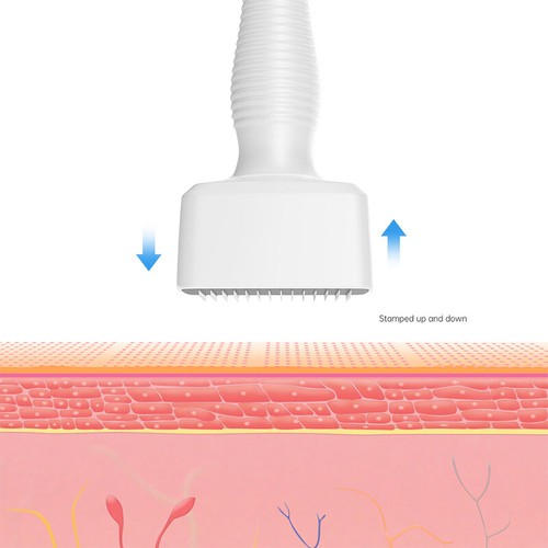 Needle Derma Roller Stamp Microneedle Skin Care Wrinkle Therapy Anti ...
