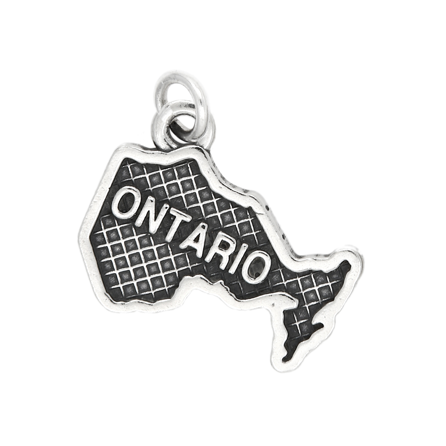 Sterling Silver Ontario Canada Map Travel Charm or Pendant | eBay