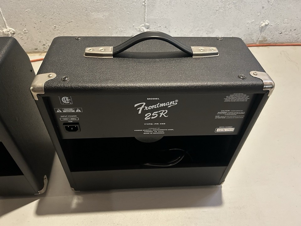 FENDER FRONTMAN 25R Electric Guitar Amp 75W Genuine SET OF TWO | eBay