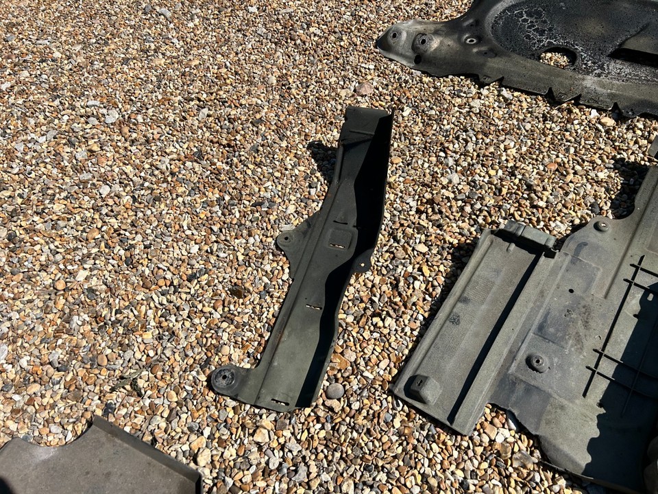 BMW E46 M3 Set Of Front Rear Under Tray Undertray Splash Guards Covers ...