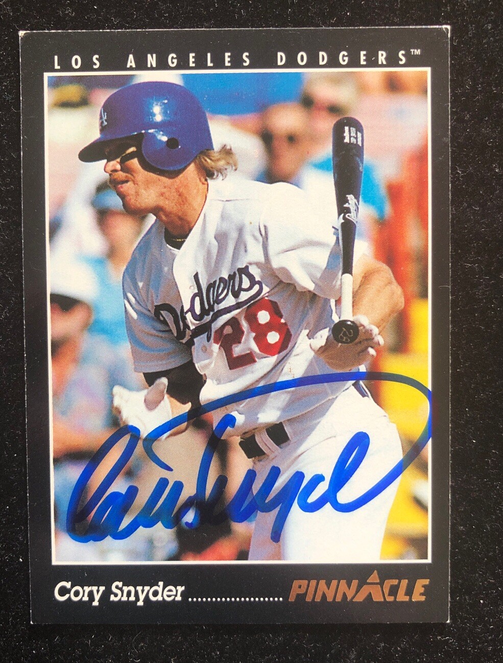 CORY SNYDER 1993 SCORE AUTOGRAPHED SIGNED AUTO BASEBALL CARD 529 ...