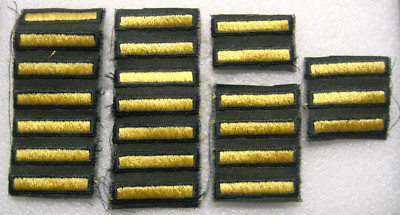 US Army Strip of Five Overseas Service Bars lot of 5 patches, ww2 | eBay