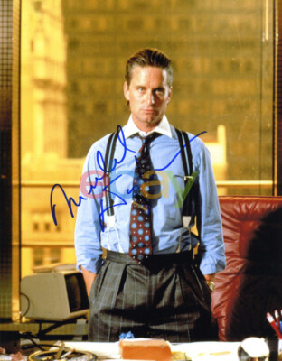 Michael Douglas Wall Street Signed 8x10 Autographed Photo reprint | eBay