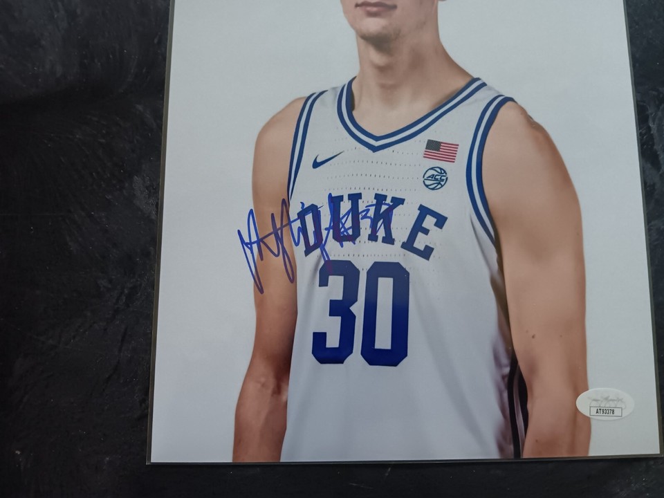 Kyle Filipowski Autographed 8x10 Duke NBA Draft 2024 Utah Jazz JSA | eBay