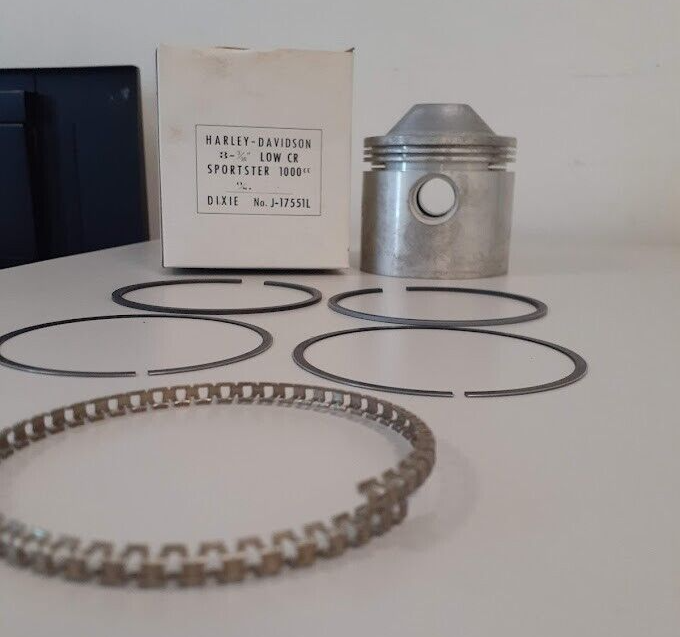 Pair of Standard Piston and Rings for Harley-Davidson Sportster 1000cc ...