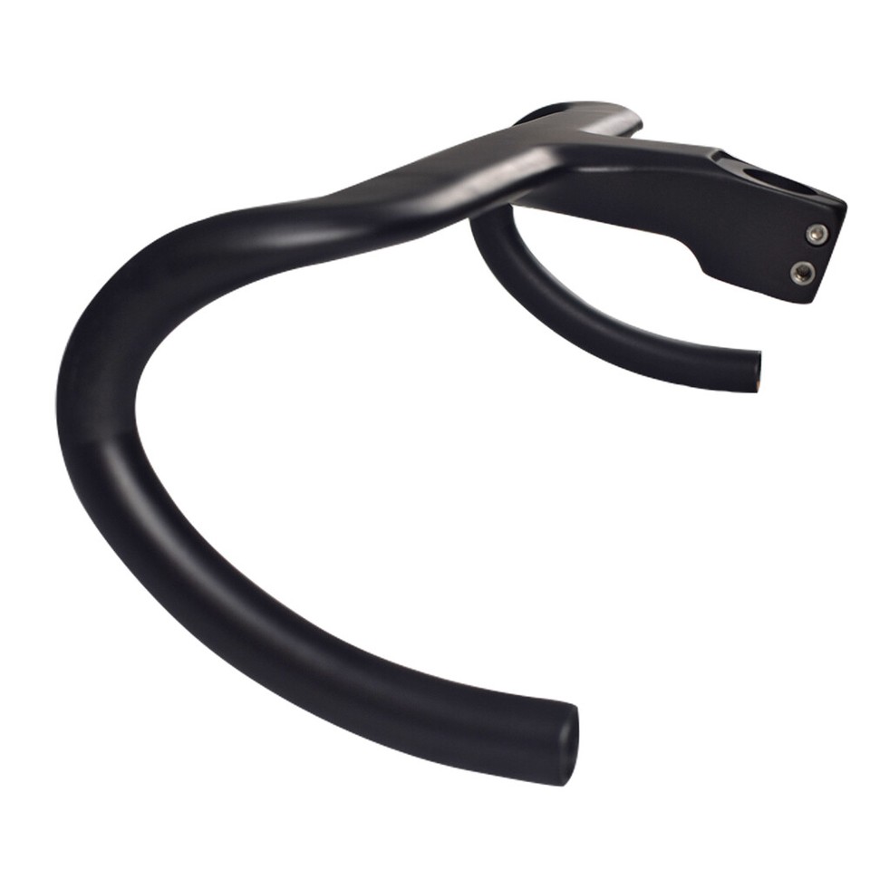 AIRWOLF T1100 Carbon Handlebar Drop Bar Stem Road Bike Internal Routing ...