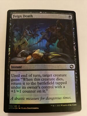 (FOIL) x1x Feign Death (AFR) Forgotten Realms MtG NM/M | eBay