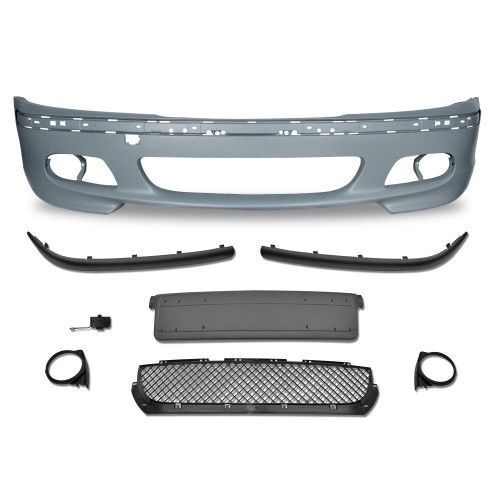M Sport Front bumper For BMW E46 Saloon/ Touring with Fog Frames | eBay