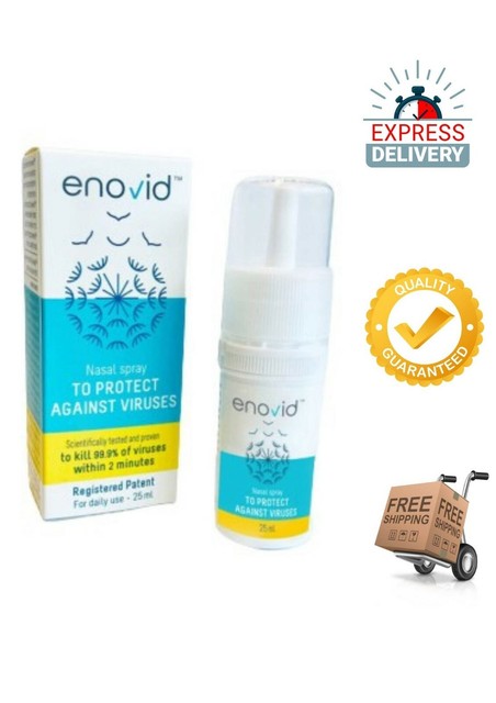 Buy Enovid Nitric Oxide Nasal Spray to Protect Against Viruses 25ml ...