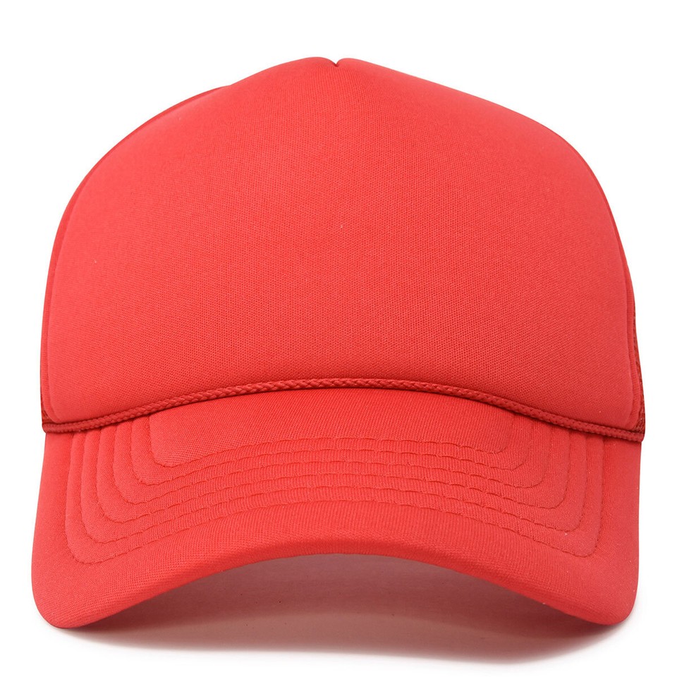 Trucker Hat Baseball Cap Mesh Caps Blank Plain Hats (39 Color Choices ...