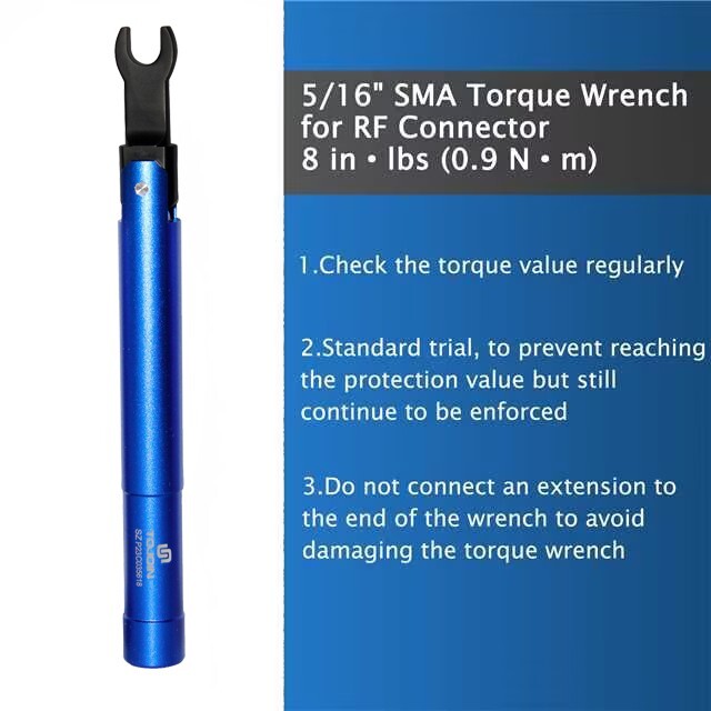TOJOIN 5/16" SMA Torque Wrench 0.9 N·m 8MM Compatible with 8710-1765/74 ...